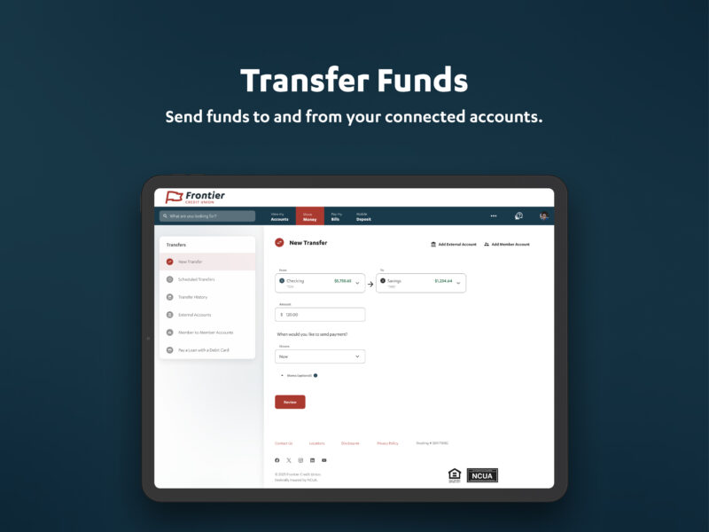 Online Banking Upgrade | Frontier Credit Union